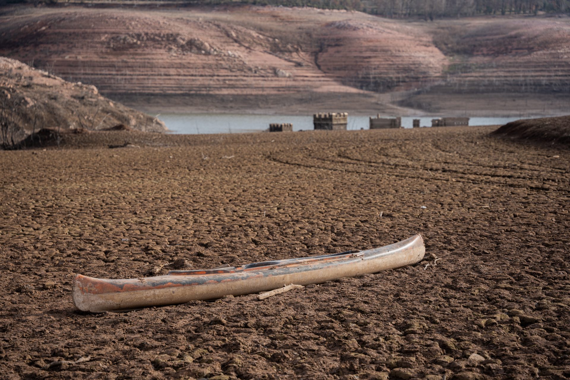 Bilder der schrecklichen Dürre in Spanien