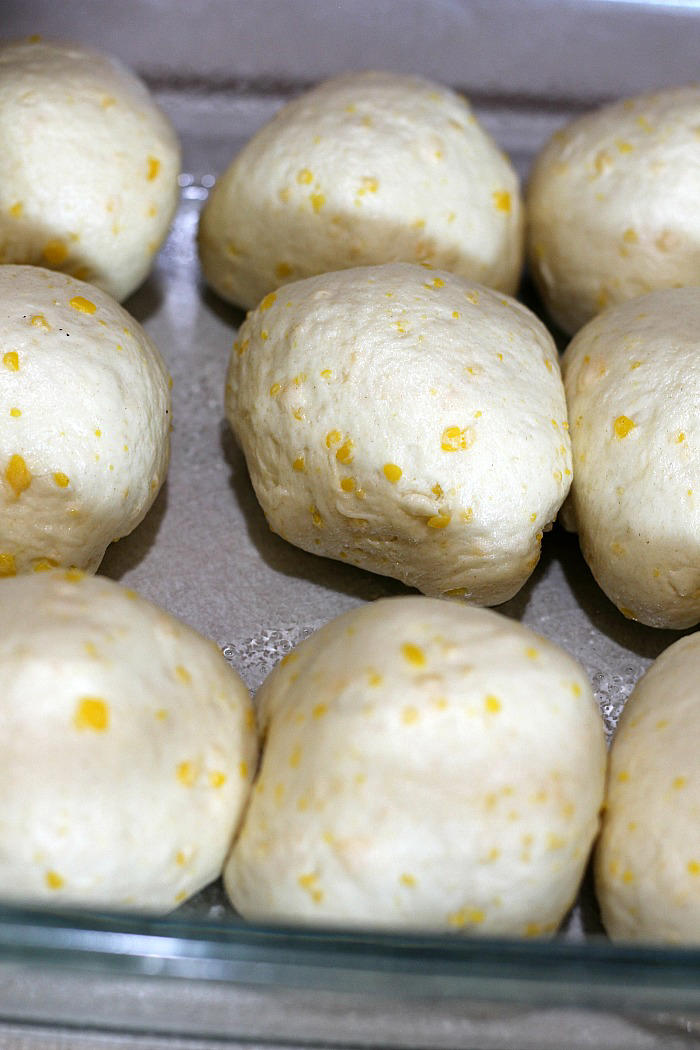 Cheesy biscuit pizza rolls! A kid favorite!
