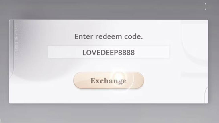 Love and Deepspace Codes (February 2025)
