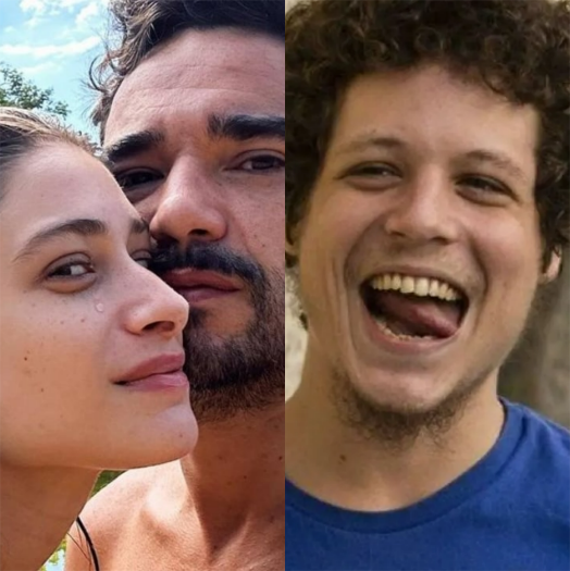 Esposa de Caio Blat é vista aos beijos com filho de Cássia Eller