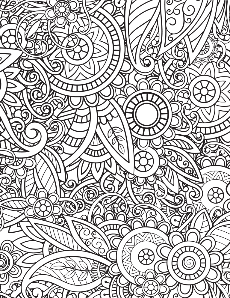 27 Free Printable Flower Coloring Pages