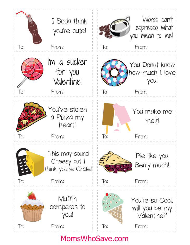 18 Free Printable Valentines for Kids