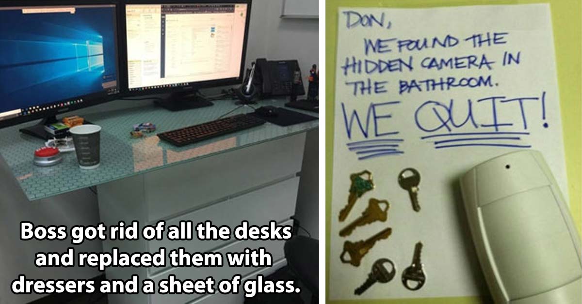 You Should Be Locked Up: 29 People And Their Not-So-Awesome Boss Stories