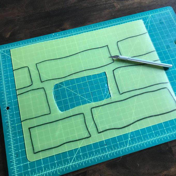 Create a Faux Brick Accent Wall with Paint in 4 Easy Steps