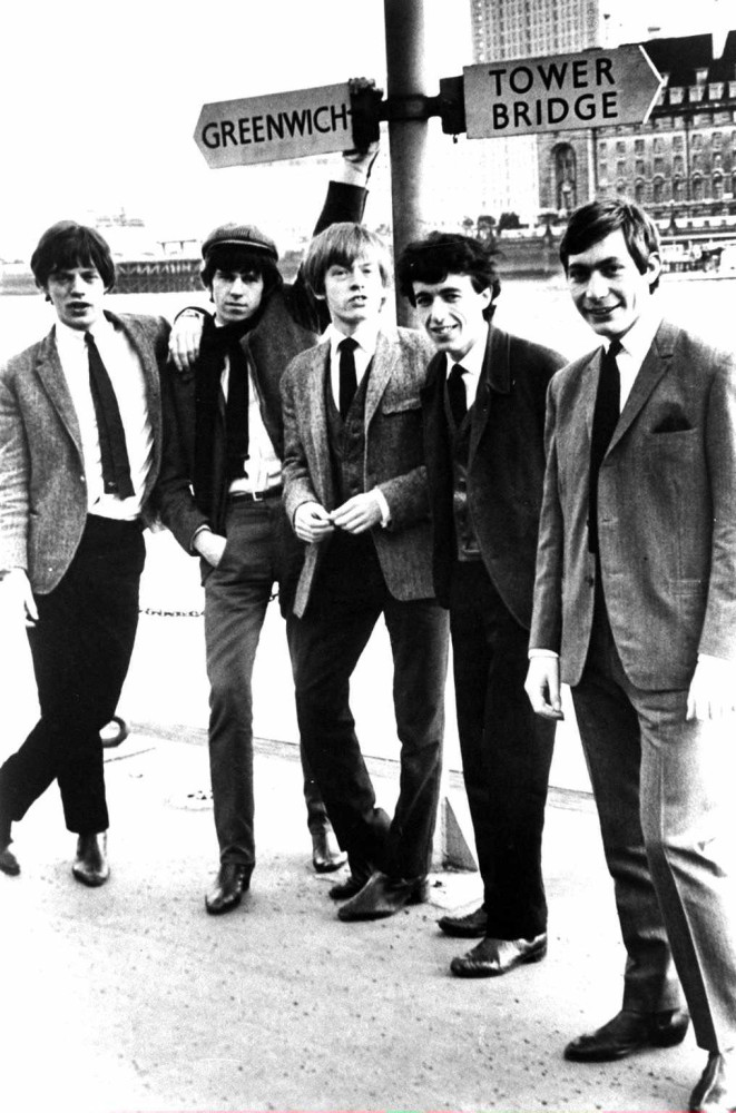 De Rolling Stones in hun jongere jaren