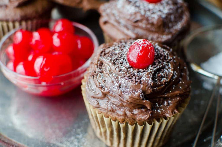 Easy Black Forest Cupcakes Recipe!