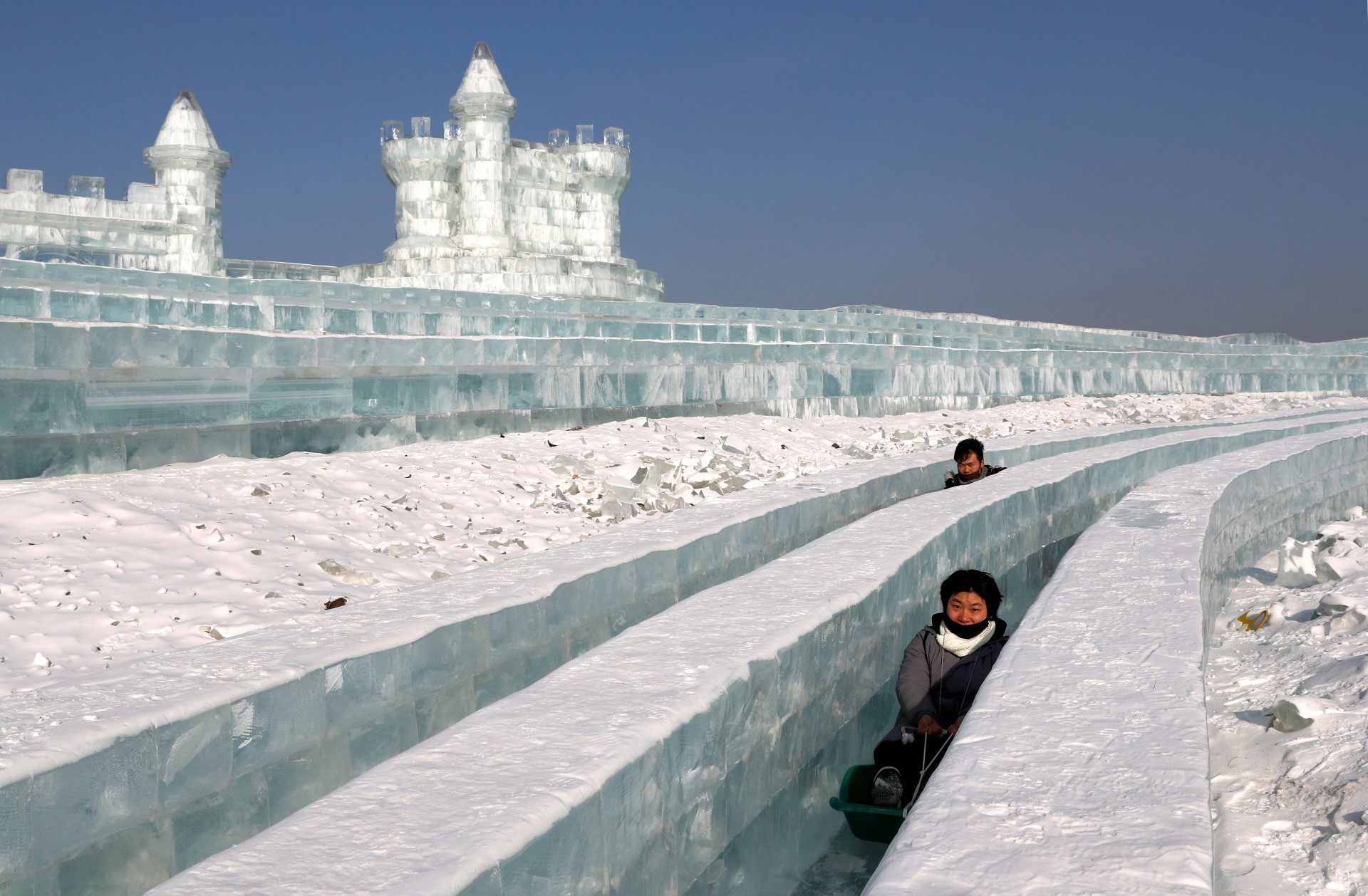 In pictures: China's magnificent city of ice