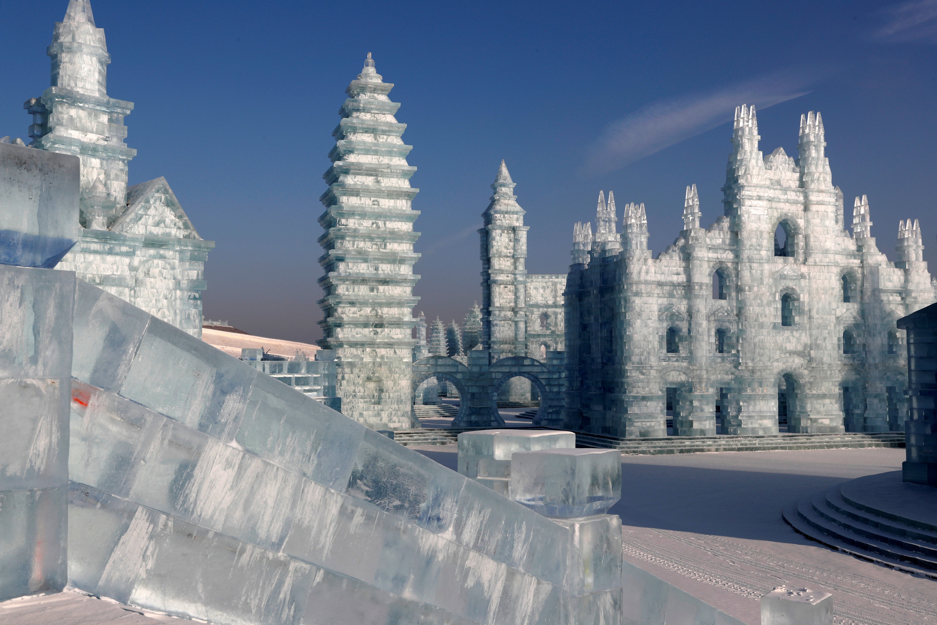 In pictures: China's magnificent city of ice