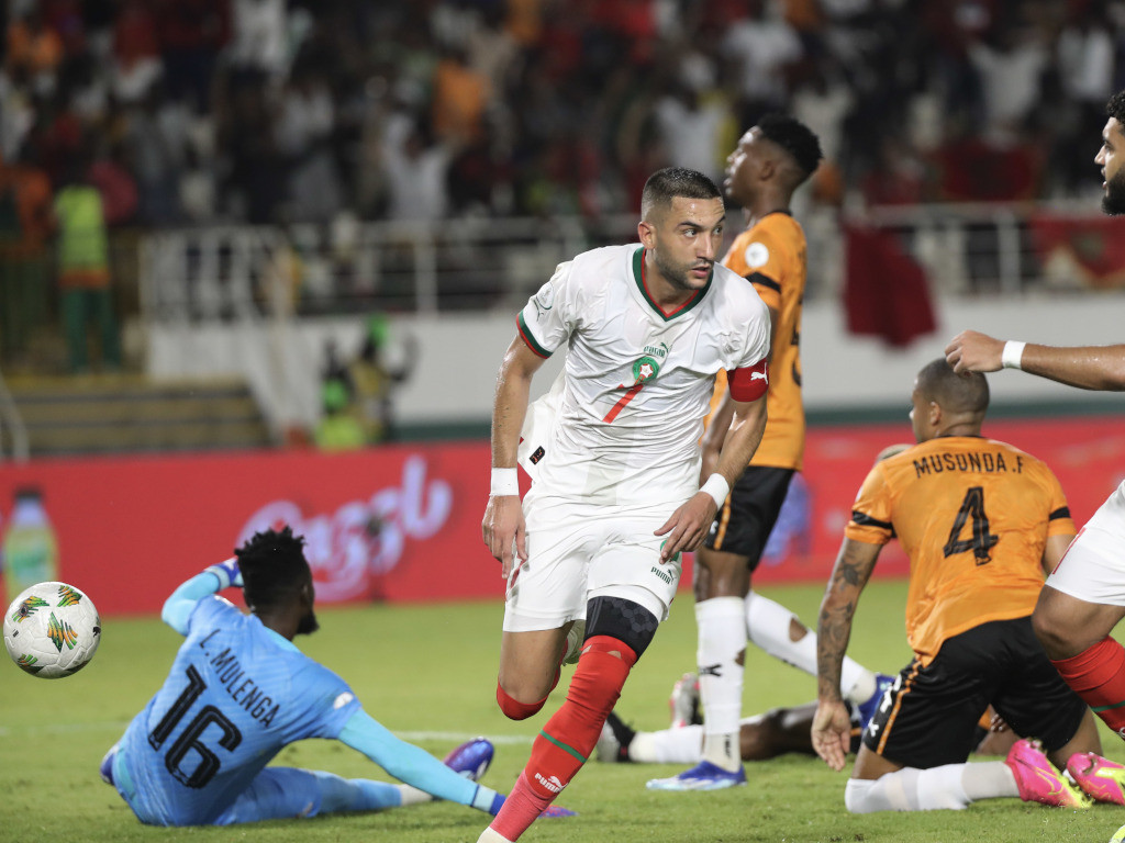 Morocco advance to Africa Cup of Nations Round of 16 as Hakim Ziyech ...