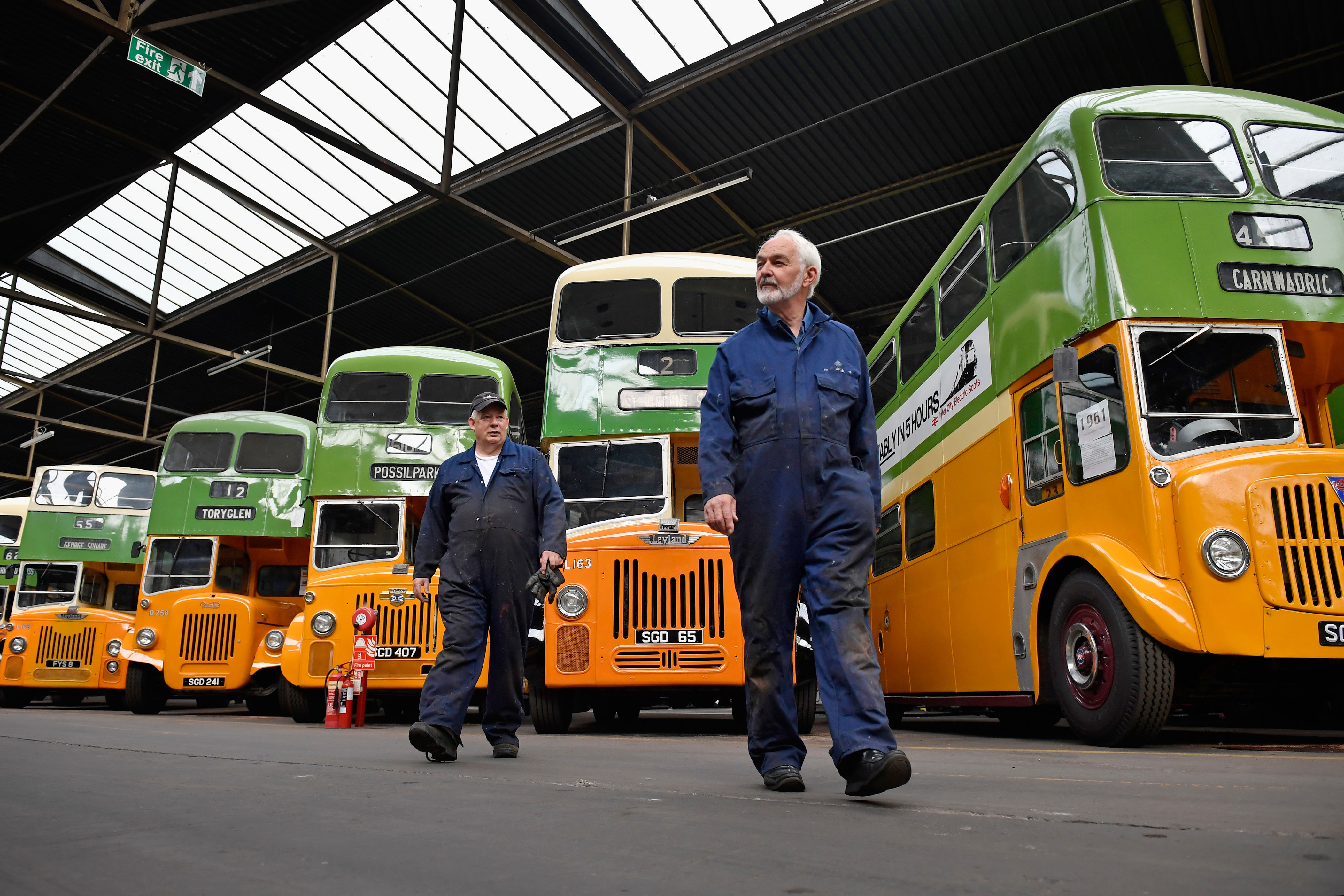 Watch: A nostalgic trip back in time on the buses at Glasgow Vintage ...
