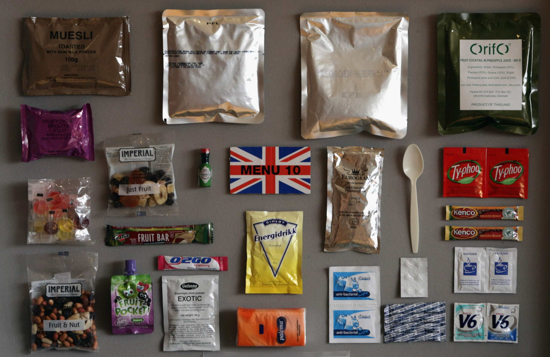 Inside the diet of soldiers from around the world