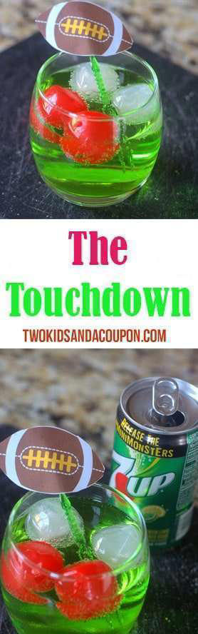 Touchdown game day cocktail and free football printable
