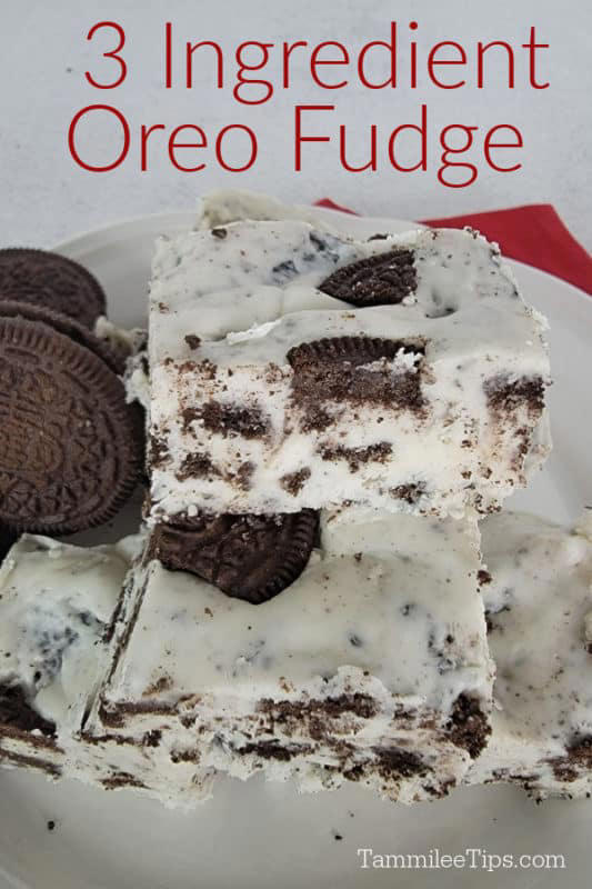 Easy 3 Ingredient Oreo Fudge Recipe