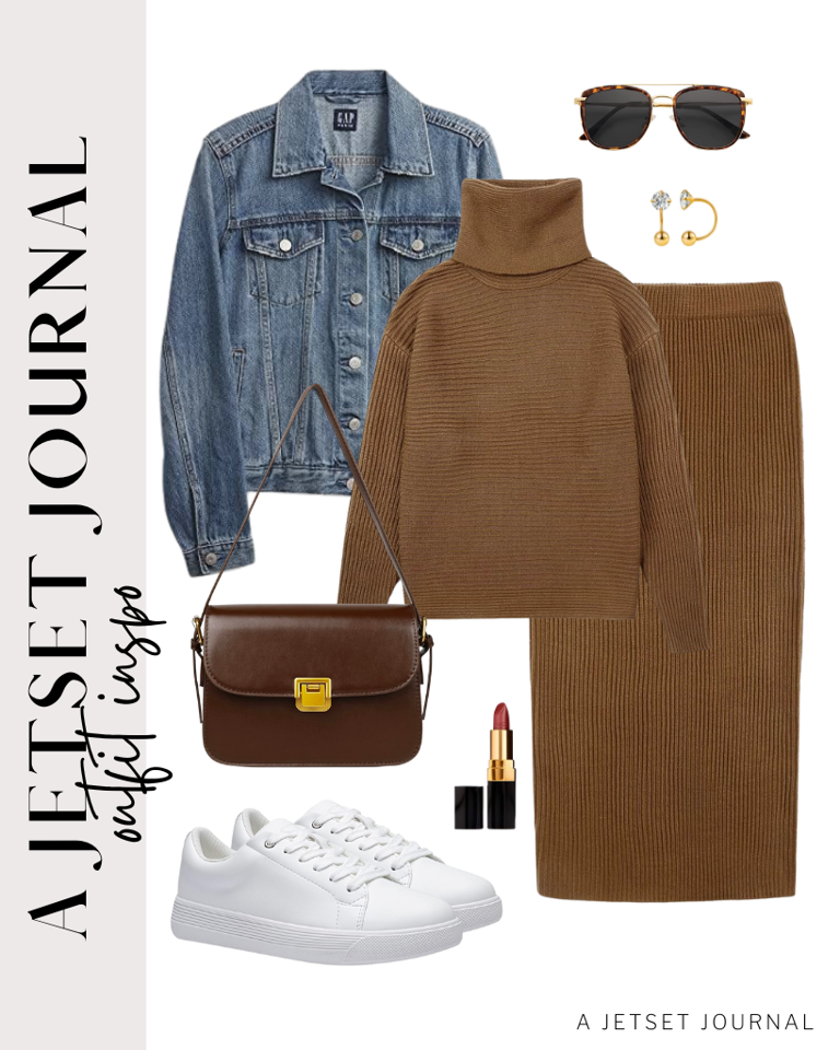 How to style this chic sweater set in edgy looks