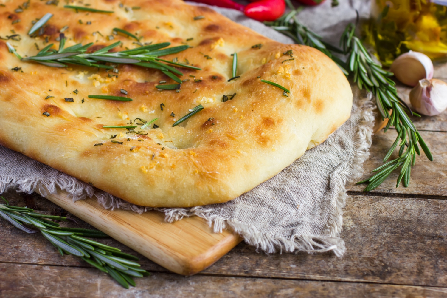 Schnell & leicht: Italienische Focaccia in 5 Minuten Vorbereitungszeit