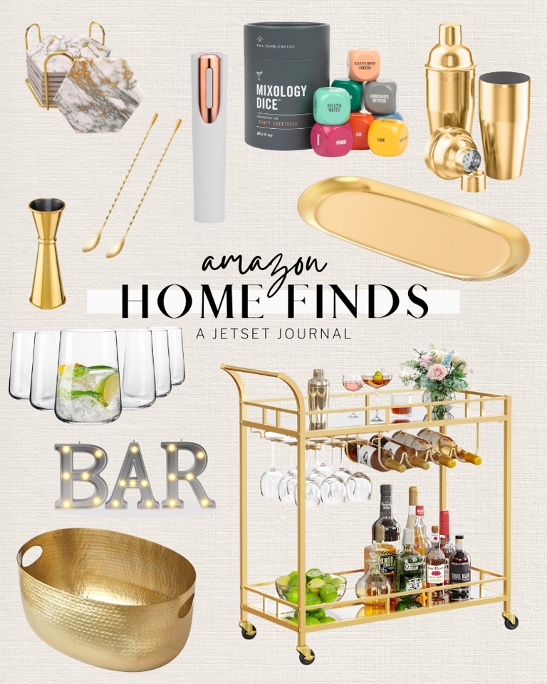 Level up your hosting game with a bar cart right at home