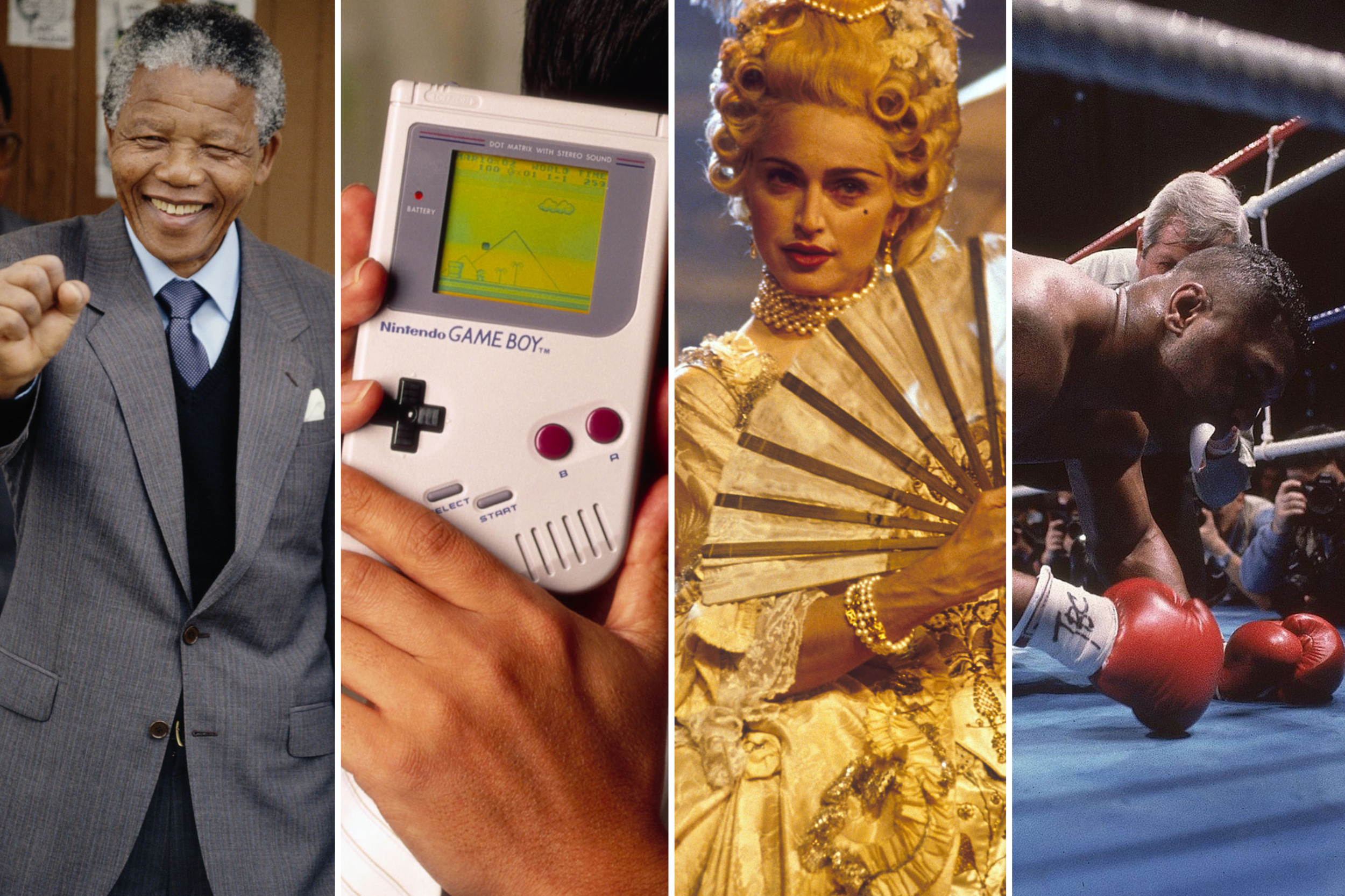 What was going on in the world when 'The Simpsons' debuted?