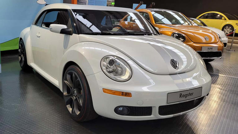 The Volkswagen New Beetle Ragster Concept Was Part Hot Rod, Part Herbie