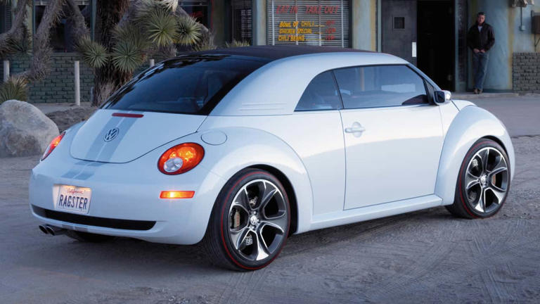 The Volkswagen New Beetle Ragster Concept Was Part Hot Rod, Part Herbie
