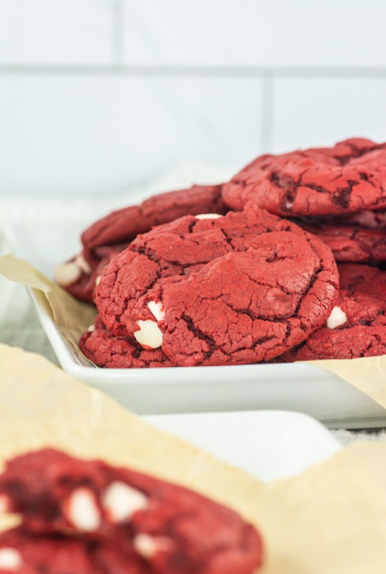 Easy and delicious red velvet cake mix cookies