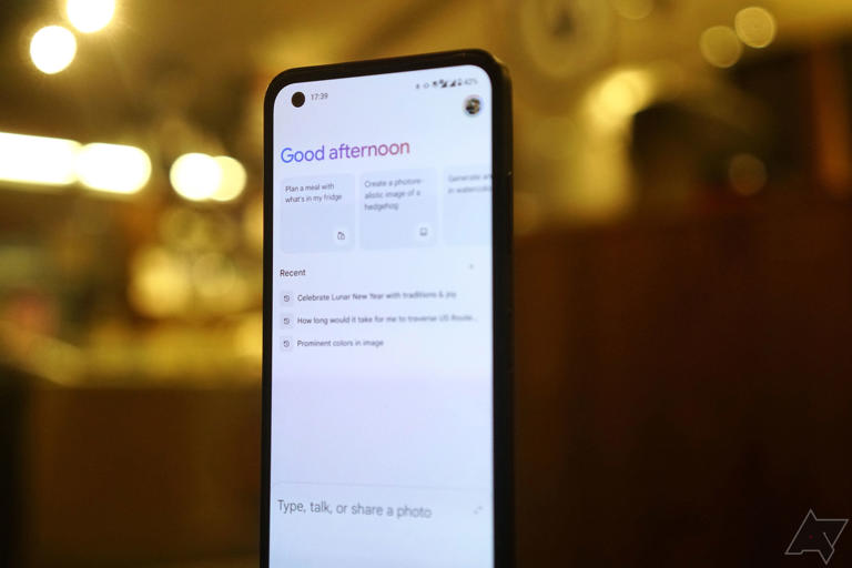 Google Gemini's first UI redesign has arrived on Android