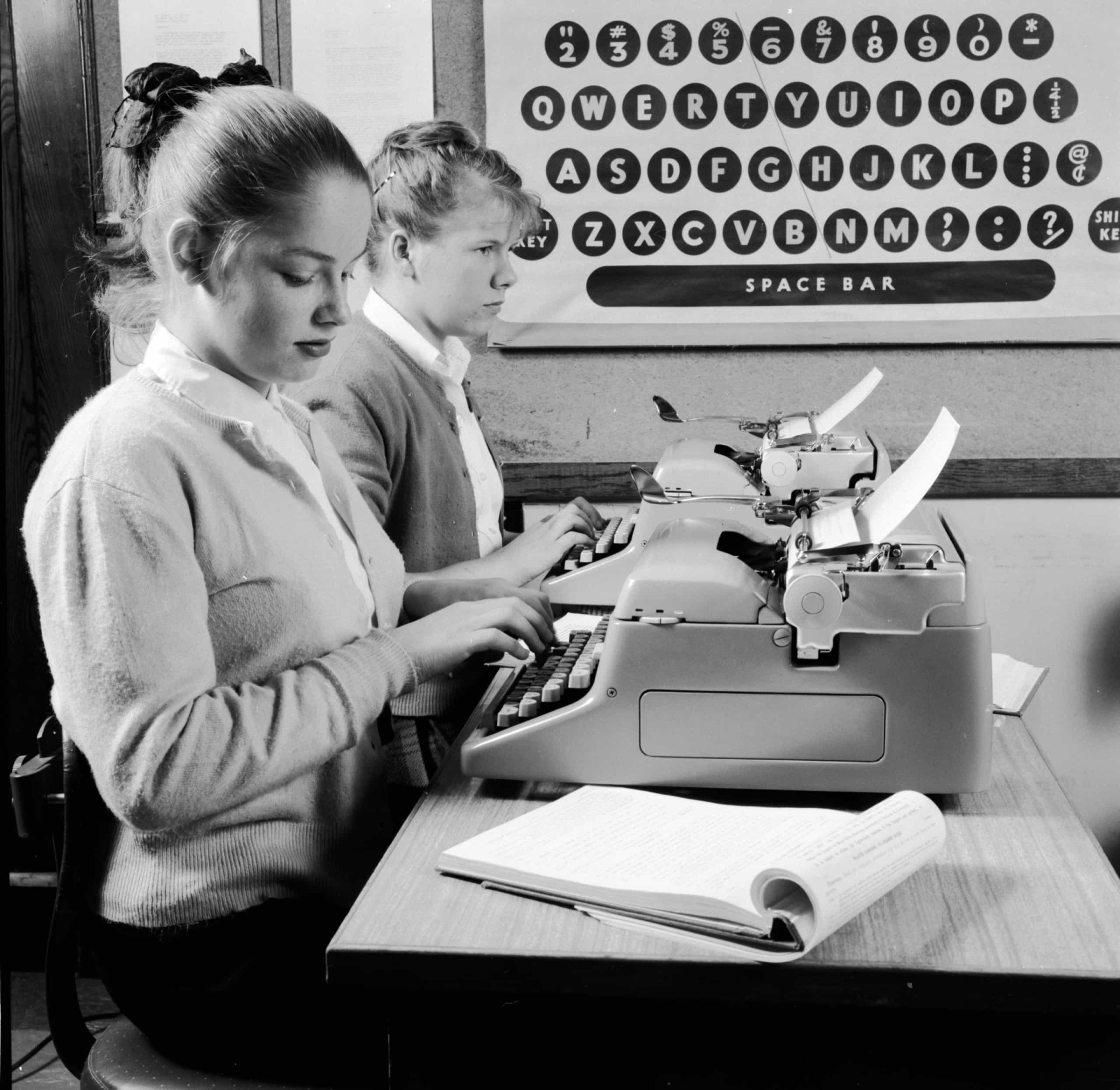 Back to the '50s: what was life like in the typing pool?