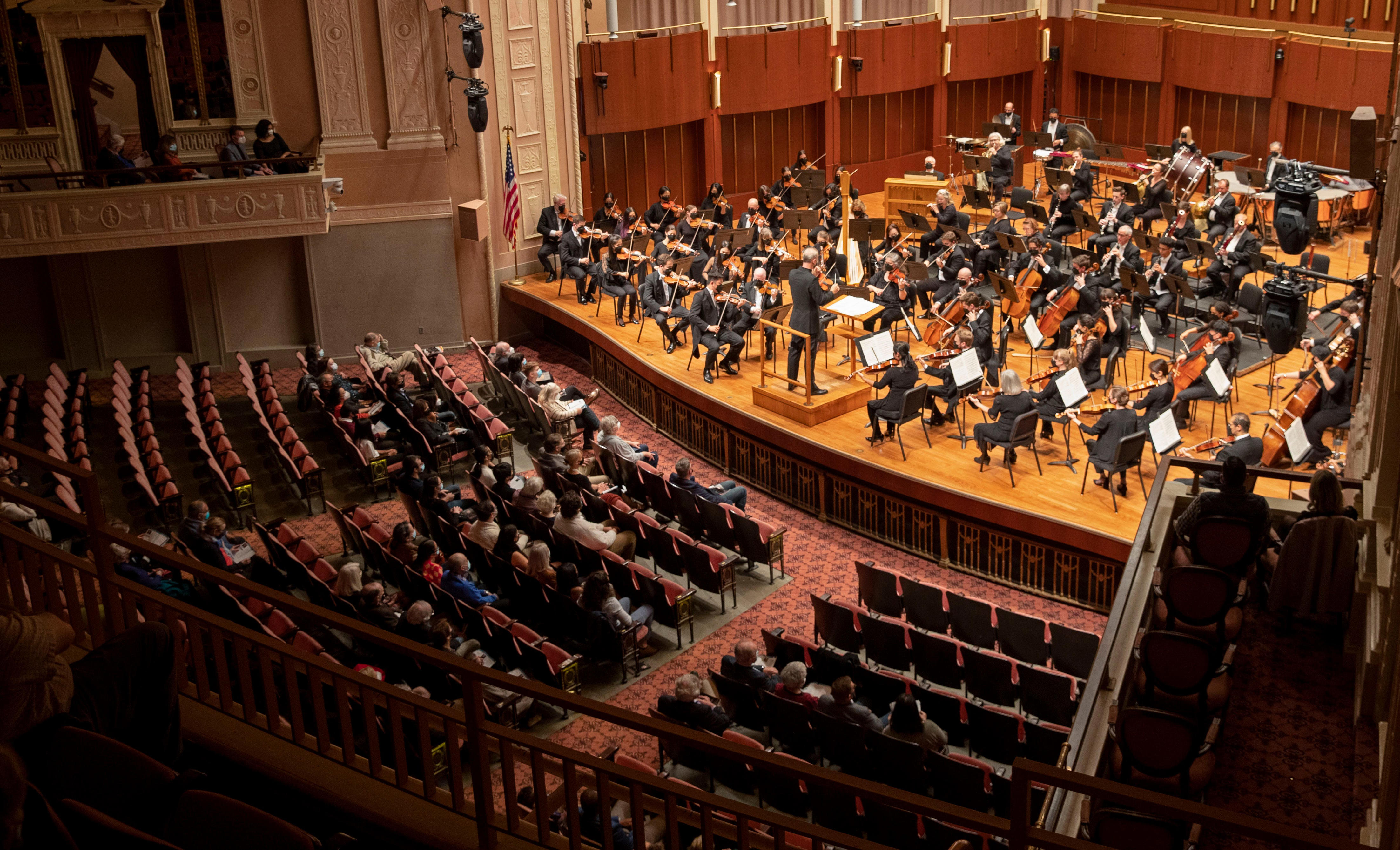 Indianapolis Symphony records IU fight song before big game. Listen here