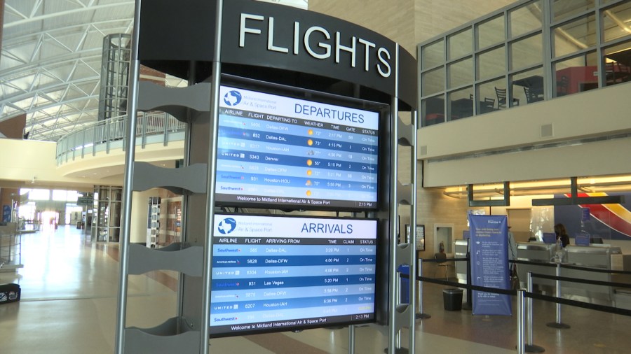 MAF celebrates shorter security wait times with addition of third TSA line