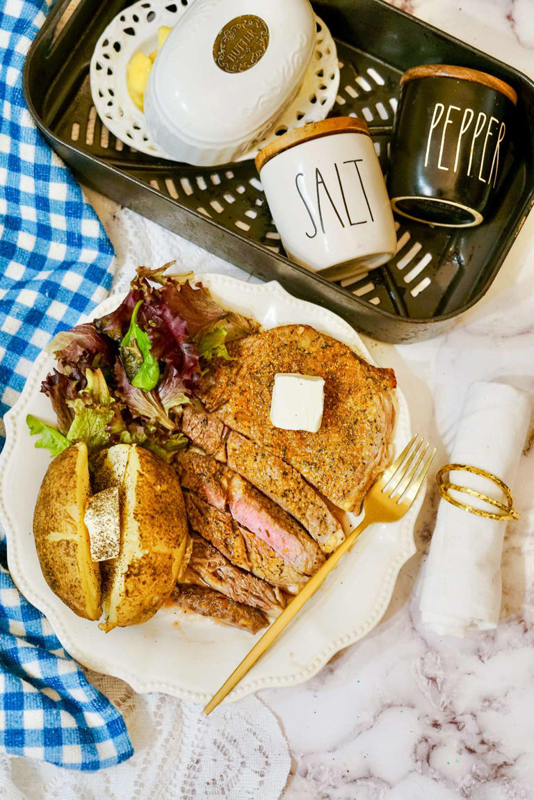Easy air fryer Delmonico steak recipe