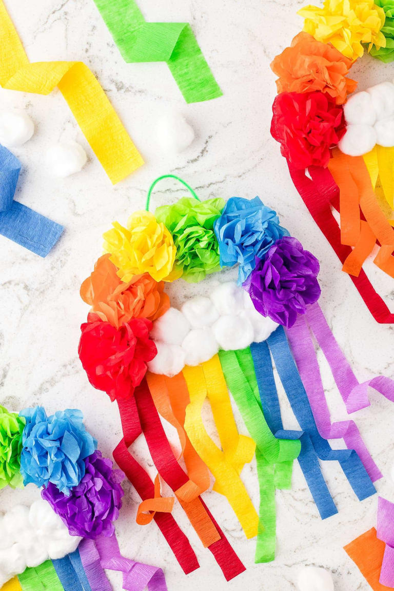 10 Colorful Rainbow Crafts for Kids