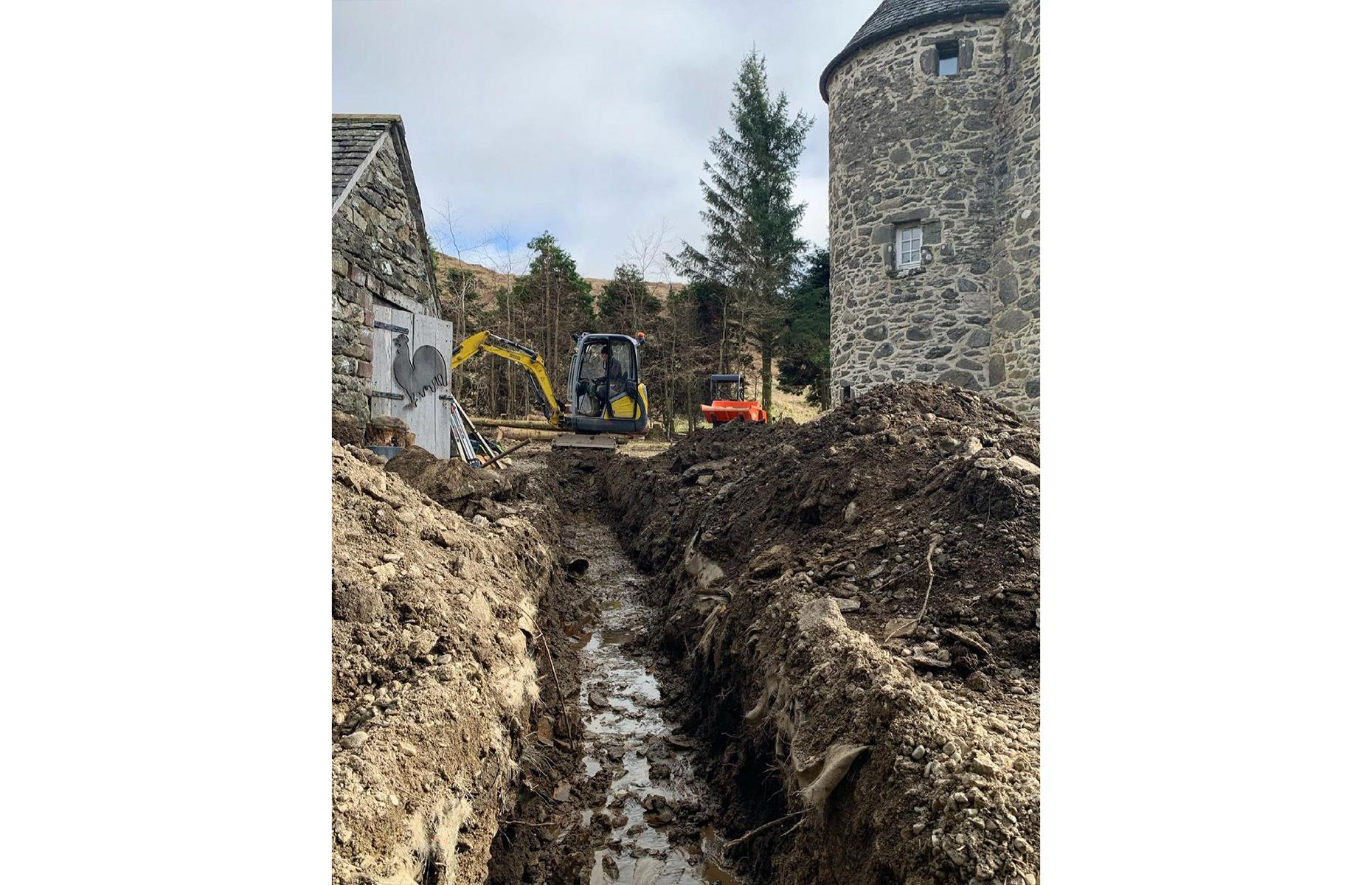 Inside our derelict castle we transformed into a dream home