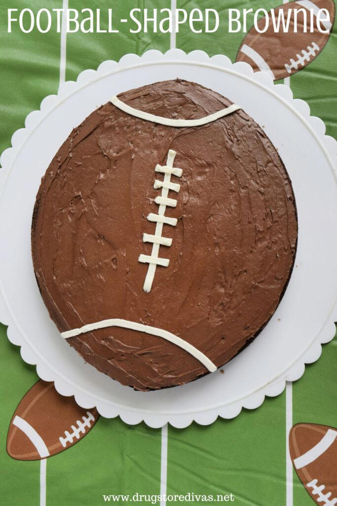Football-Shaped Brownie Recipe