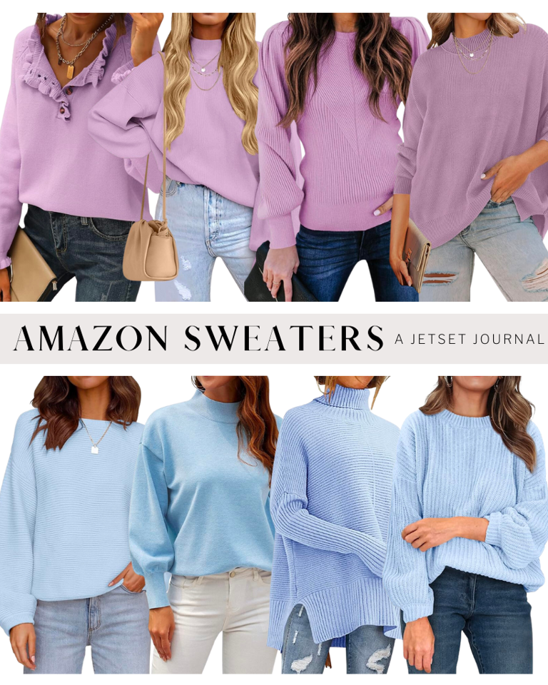 Keep it cool with stylish new Amazon sweaters in pretty pastel colors