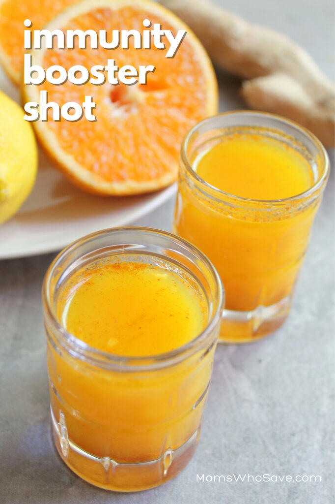 Immunity Booster Shot Recipe + Immunity Smoothie for Kids Recipe Variation