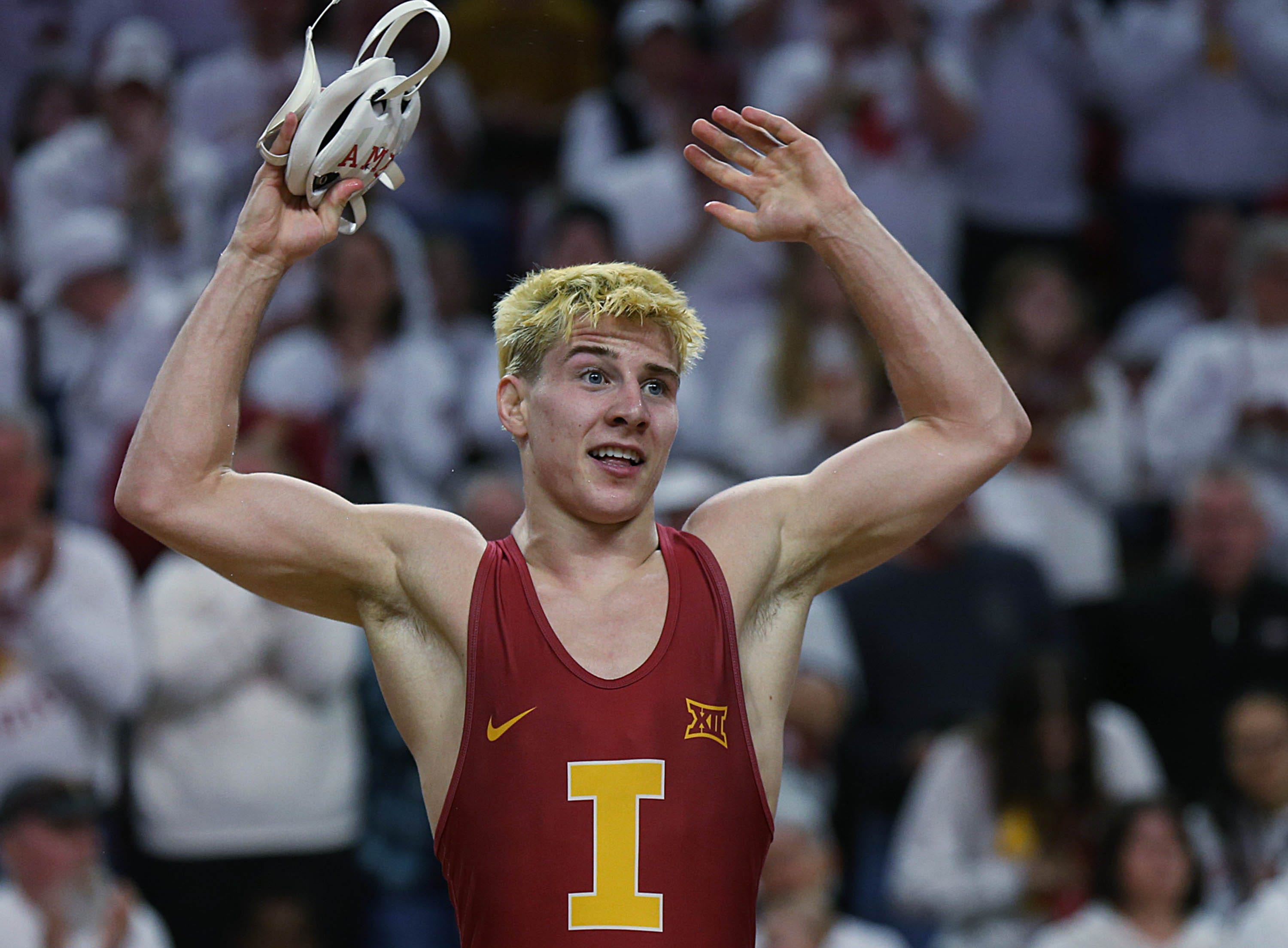 Iowa State wrestling wins fourth dual in a row, secures eight of 10 ...