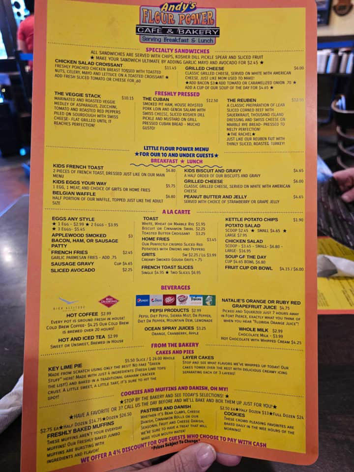 Andy's Flour Power Café & Bakery - Panama City Beach