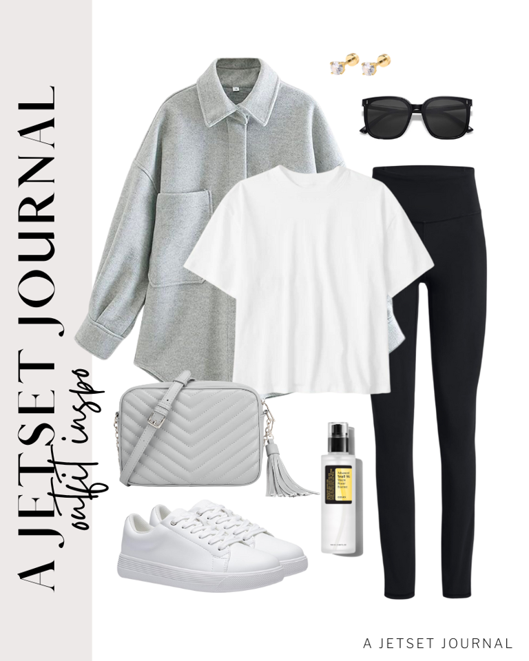 Simple styling ideas for your basic black leggings