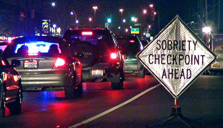 DUI checkpoints implemented in the Spring