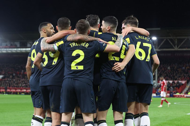 Newcastle United's next five fixtures compared to Man United and Aston ...