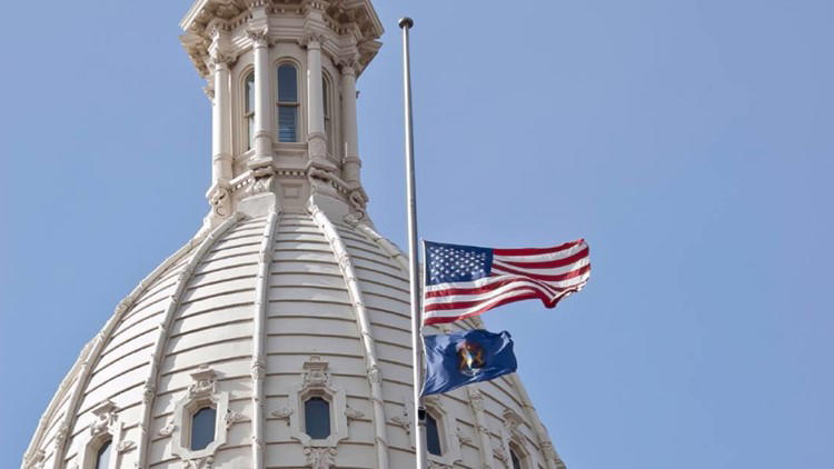Here's why flags are half-staff in Michigan on Saturday