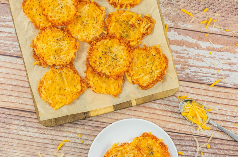 Homemade cheese crisps recipe