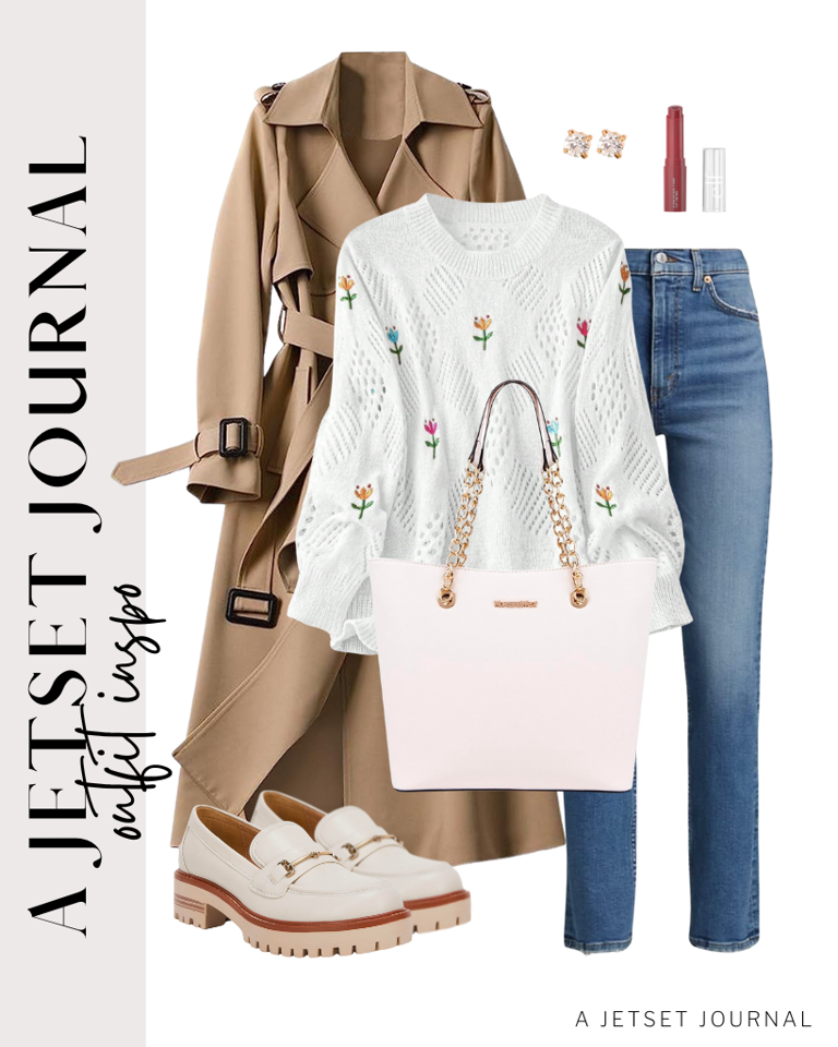 Layer a trench coat over these cute new outfits