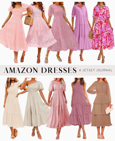 Pretty new midi dresses that are perfect for spring