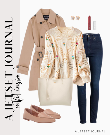 Layer a trench coat over these new outfits