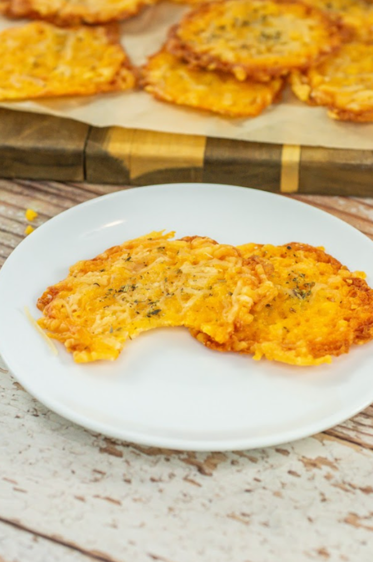 Homemade cheese crisps recipe