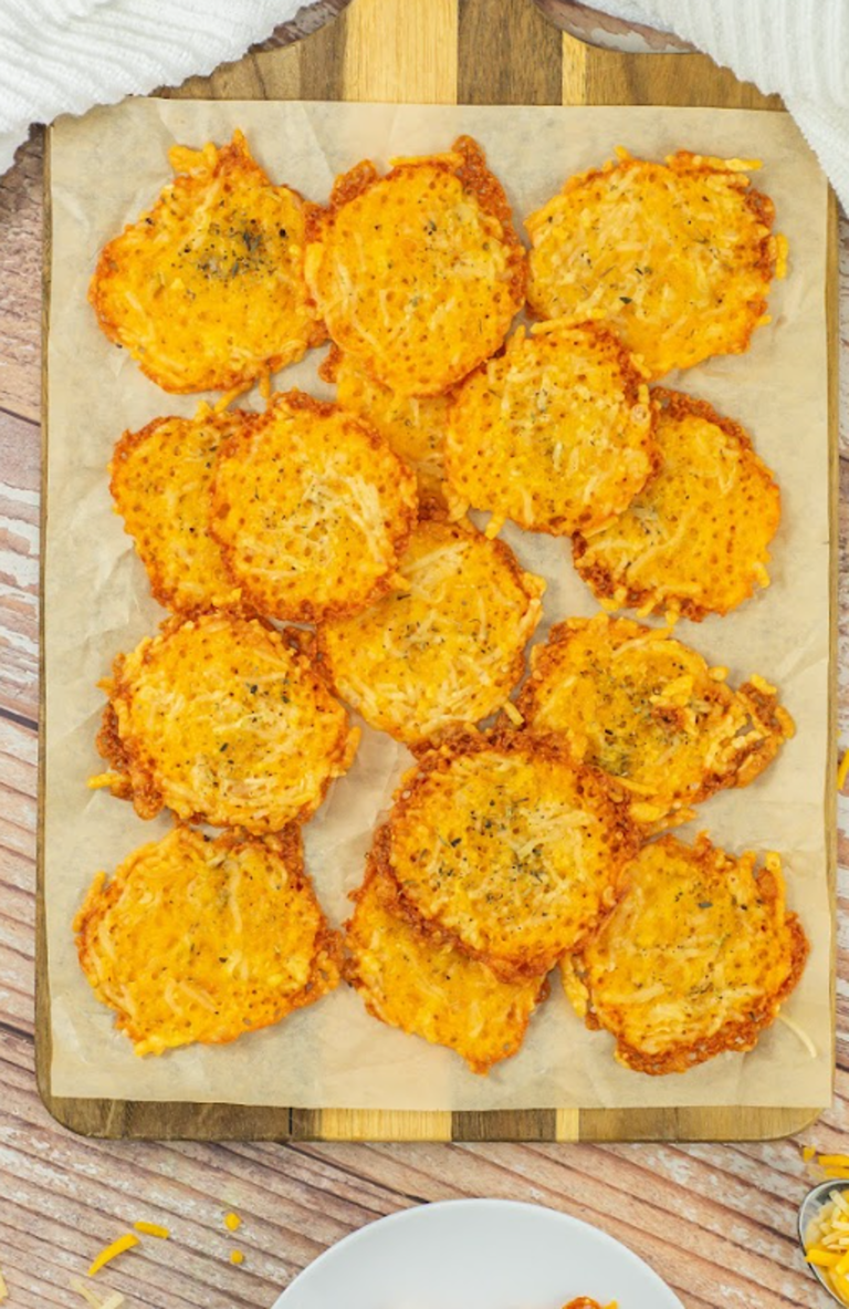 Homemade cheese crisps recipe