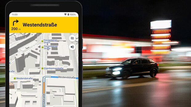 Google-Maps-Alternative vom ADAC: Kostenlos-App für iPhone und Android
