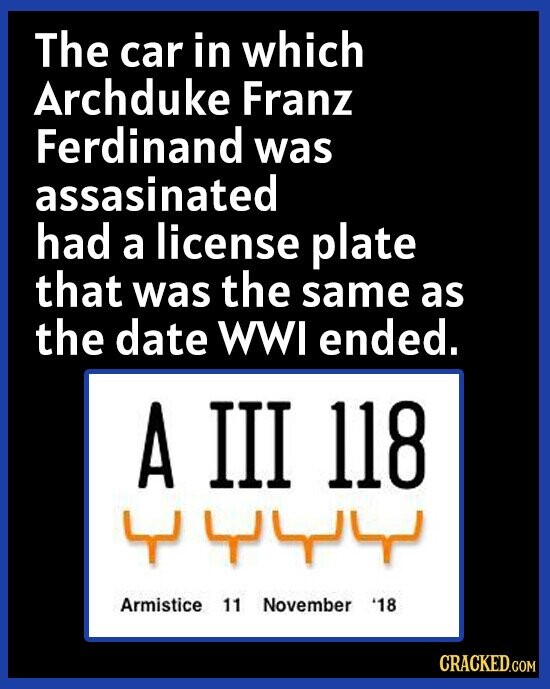 14 Amazing Historic Coincidences