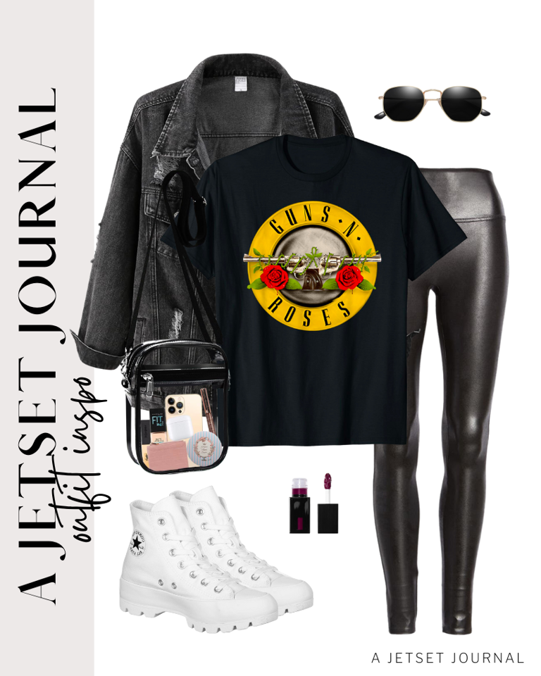 Look at these edgy outfits for a rock concert