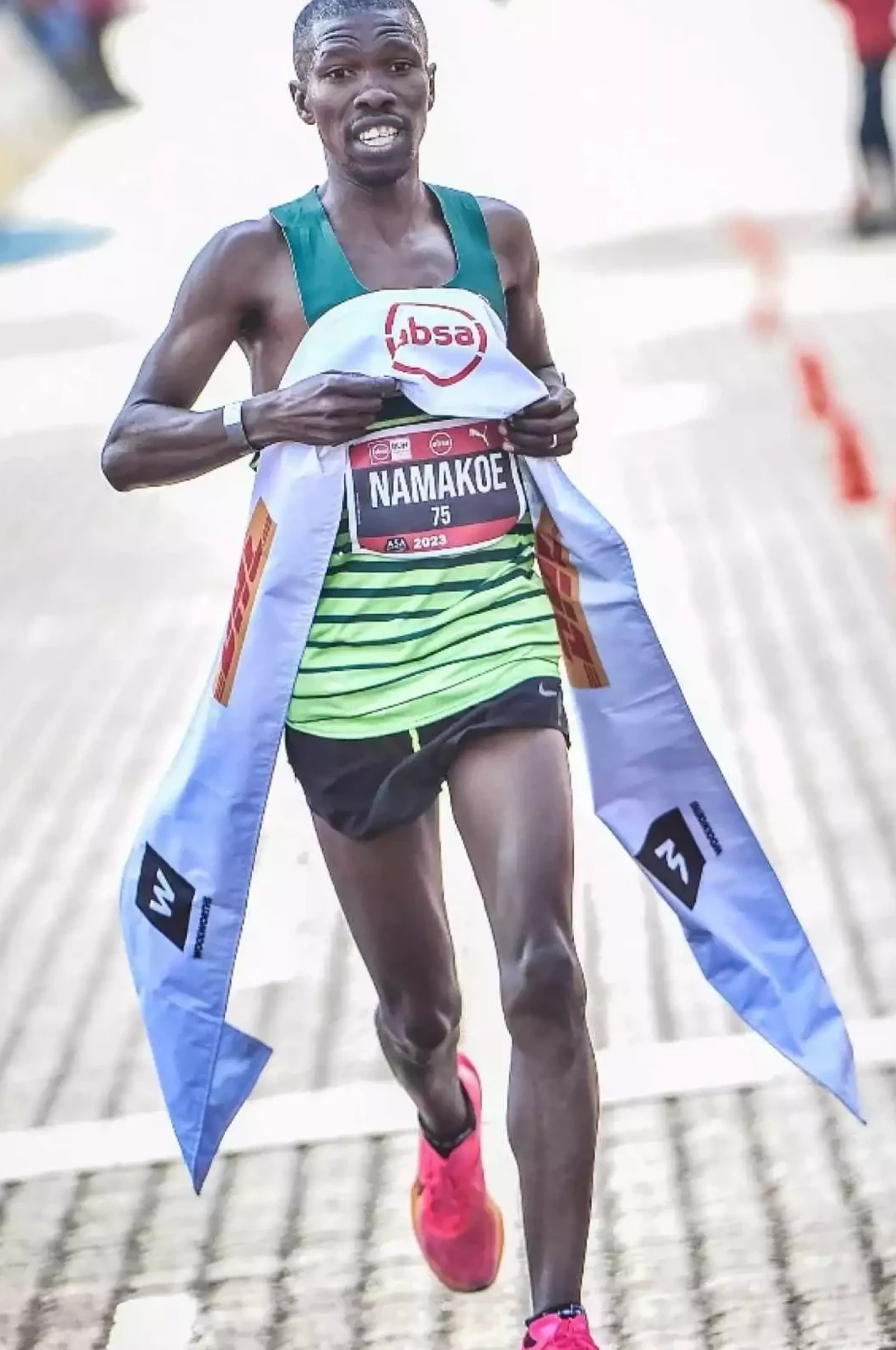 Namakoe Nkhasi favourite to win the Tuks Bestmed 10km race
